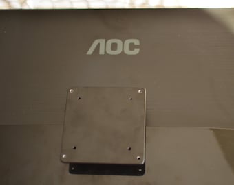 VESA 100/75mm Mount Adapter for AOC U2879VF 4k Monitor Machined ...