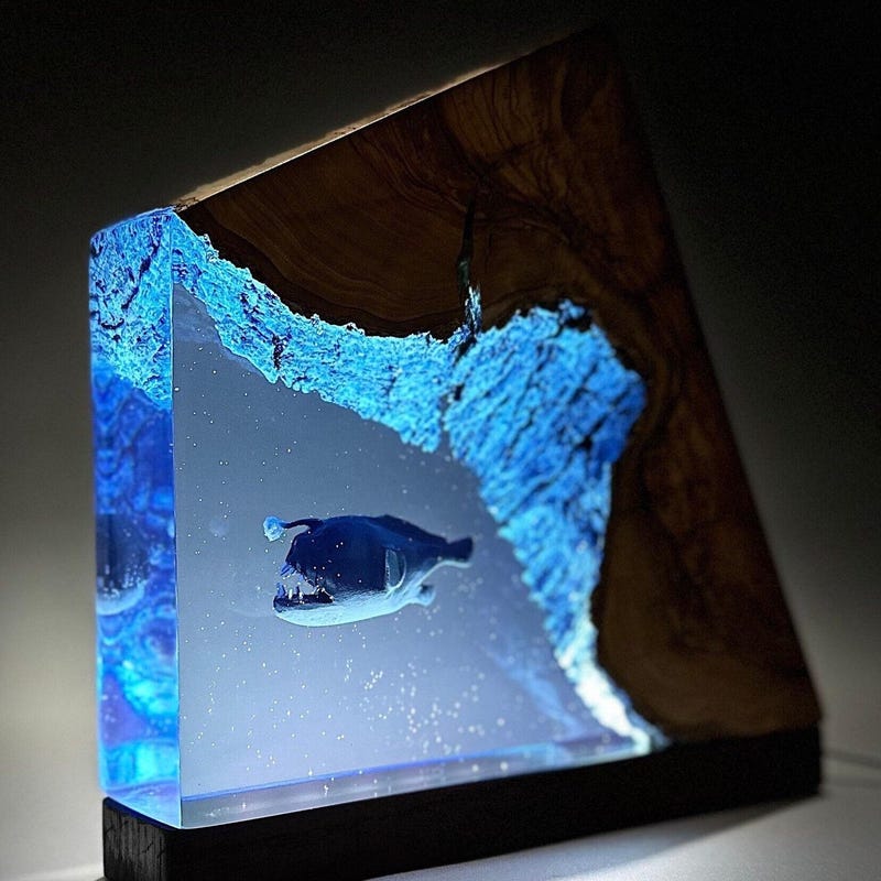 Angler Fish Lamp - Etsy