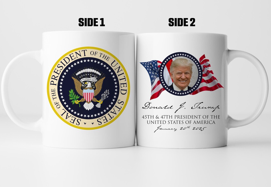 Donald Trump 2025 Inauguration Mug: MAGA Gift - Etsy