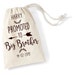 Personalised Promoted to Big Brother Cotton Gift Bag, Drawstring WM115 ...