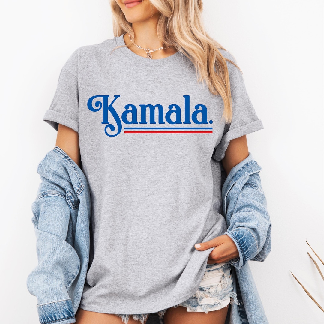 Kamala Retro Font T-shirt, Kamala Harris Shirt, President Kamala Harris ...