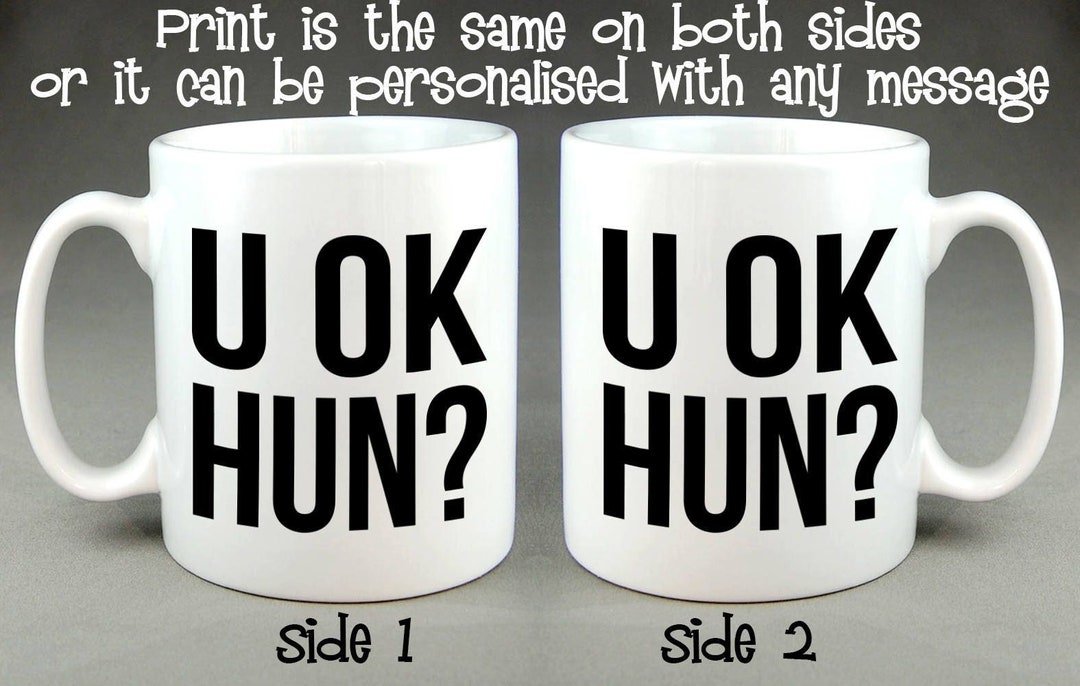 U OK HUN Coffee Mug - Etsy
