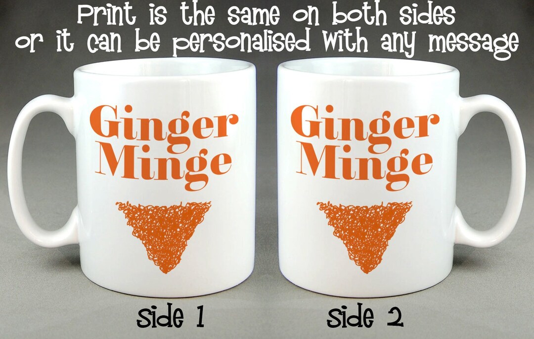 Ginger Minge Mug Rude Funny Offensive Christmas Gift - Etsy
