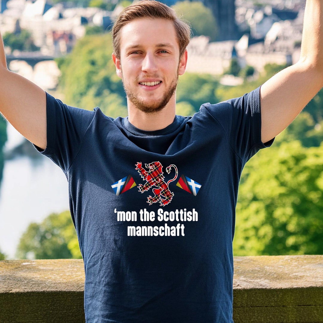 Mon the Scottish Mannschaft T-shirt Tartan Kein Schottland Keine Party ...