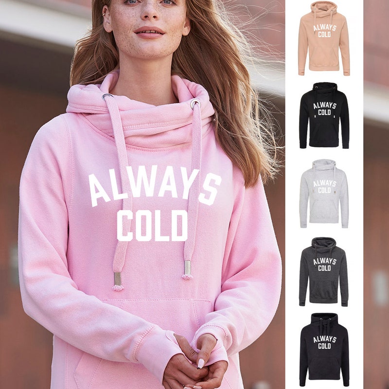 Cowl Neck Hoodie - Etsy