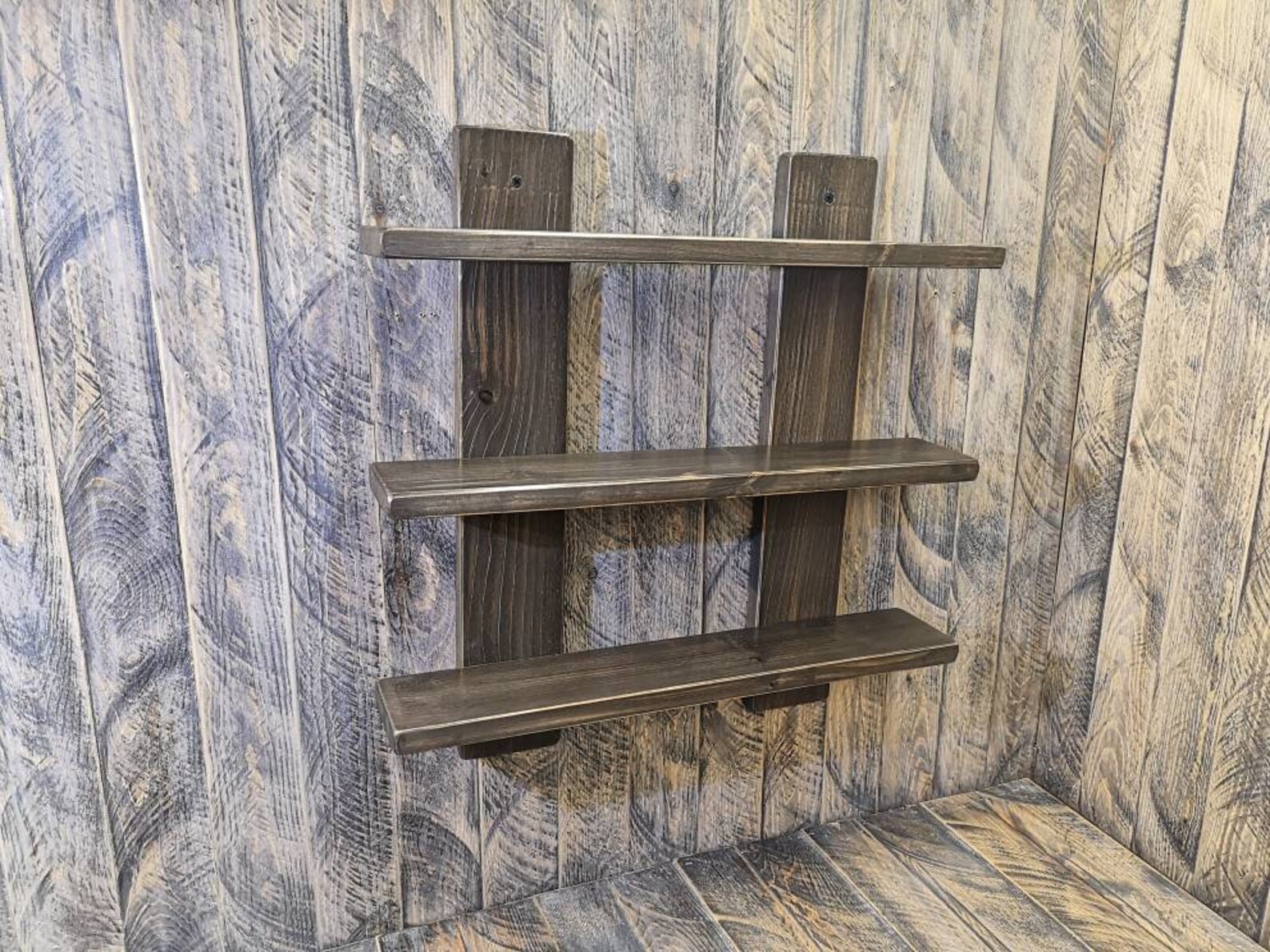 Bespoke Shelf Display Unit Wall Mounted Floating Rustic | Etsy