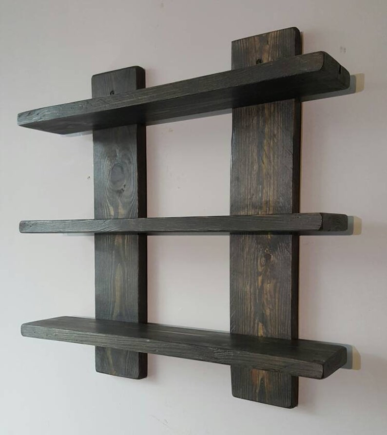 Bespoke Shelf Display Unit Wall Mounted Floating Rustic | Etsy