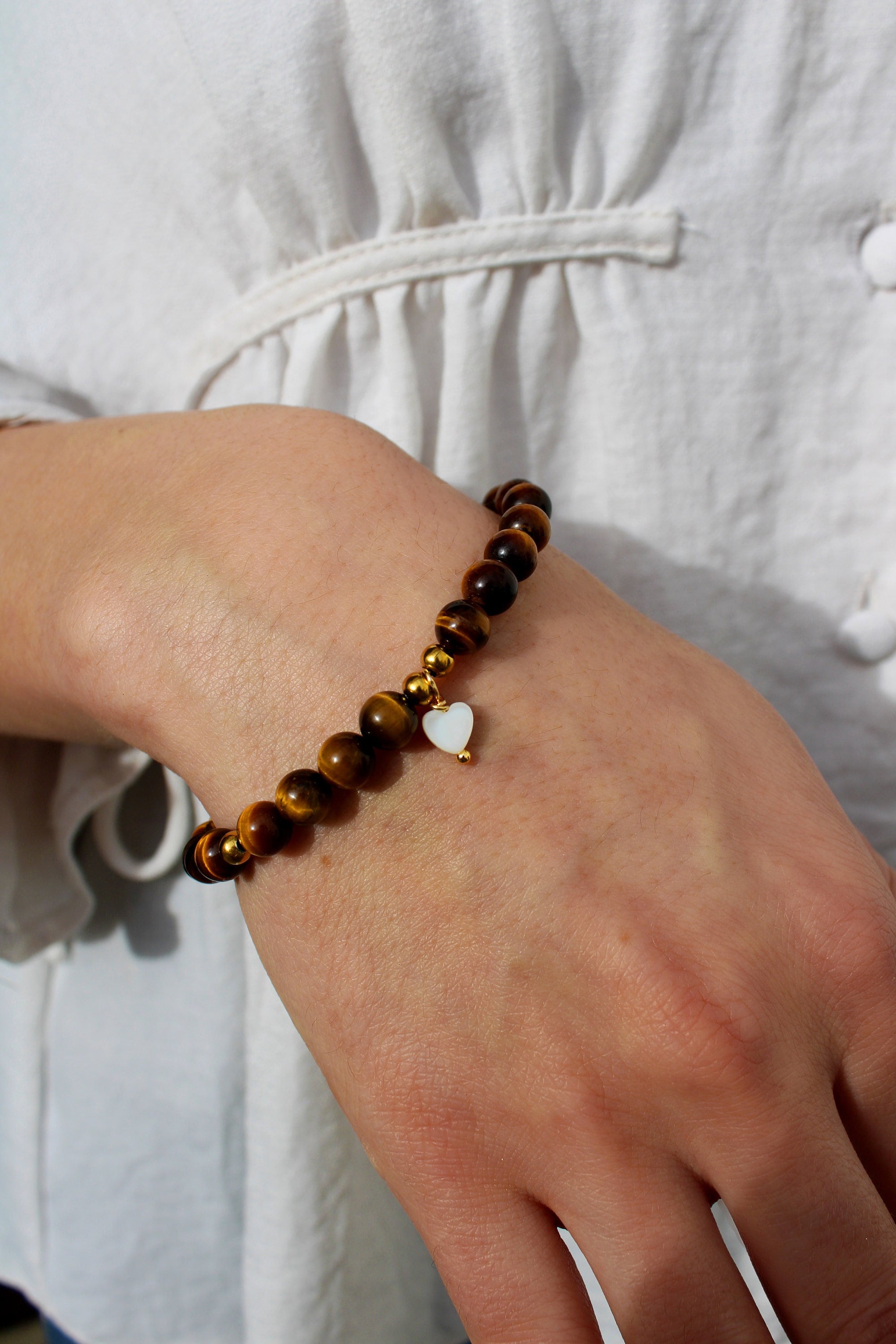 Pearl And Tigers Eye Jewelry
