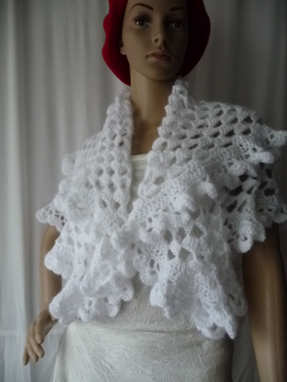 Wedding Shawl, Granny Style Women's Shawl, Warm Shawl, Timeless Shawl ...