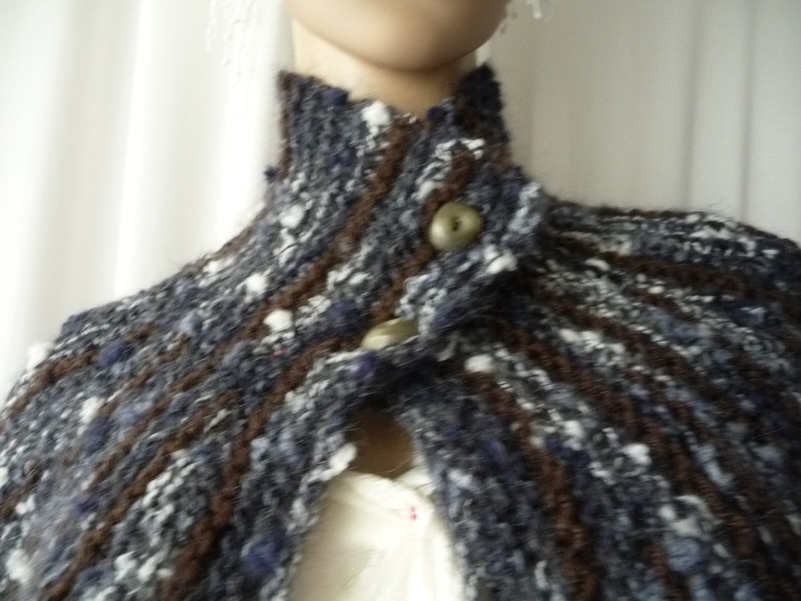 Outlander Inspired Capelet, Handmade Knitting, - Etsy