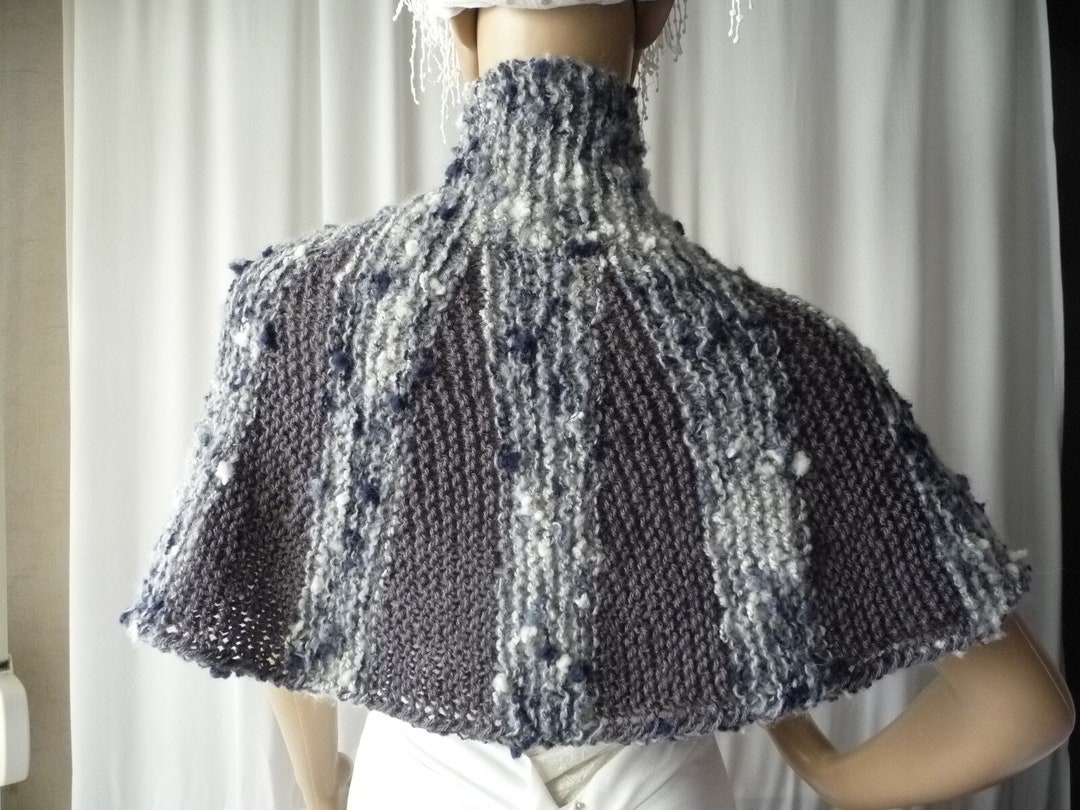 Outlander Inspired Capelet, Handmade Knit, 2 Sizes to Choose From - Etsy
