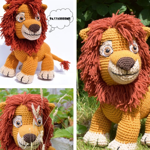 Crochet Pattern for the Lion King Adult Simba Crochet Pattern - Etsy