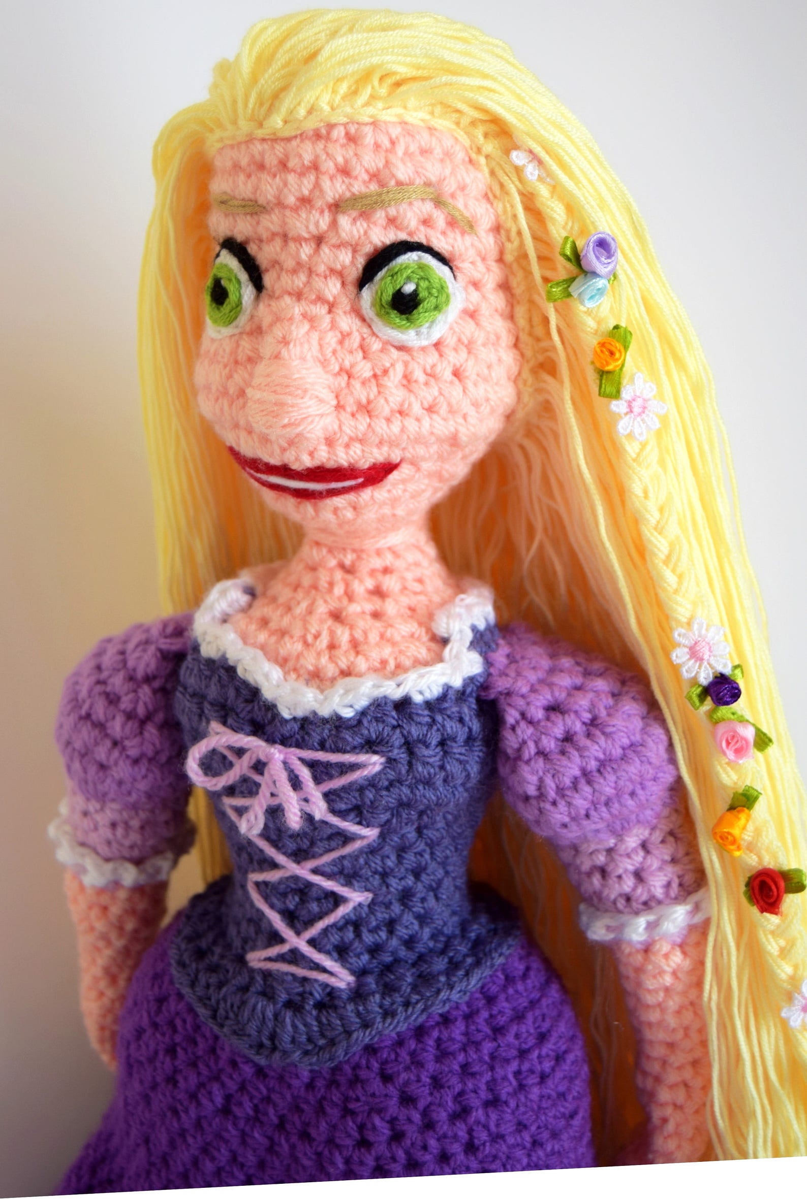 Crochet Doll Pattern Rapunzel Tangled Rapunzel Amigurumi - Etsy Ireland