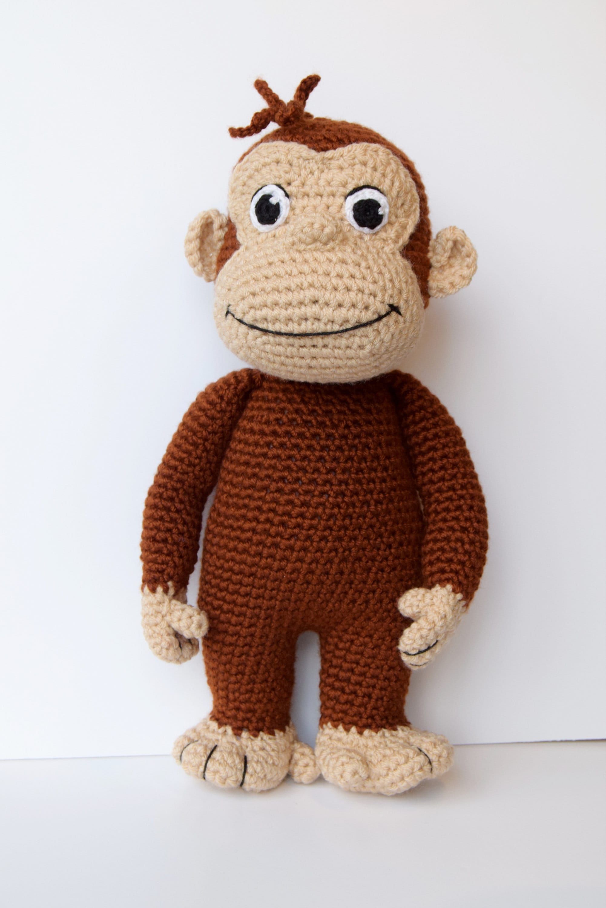 Crochet Doll Pattern Curious George in American English | Etsy