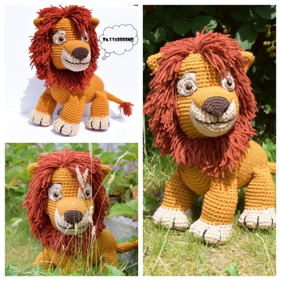 Crochet Pattern for the Lion King Adult Simba Crochet Pattern - Etsy