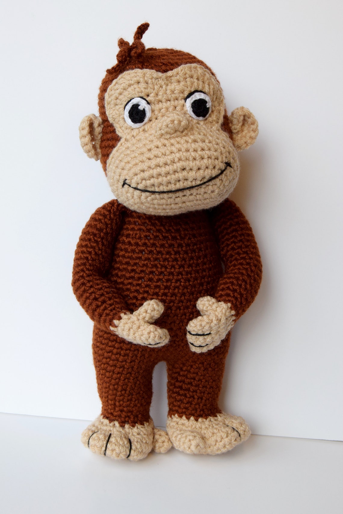 Crochet Doll Pattern Curious George in American English - Etsy
