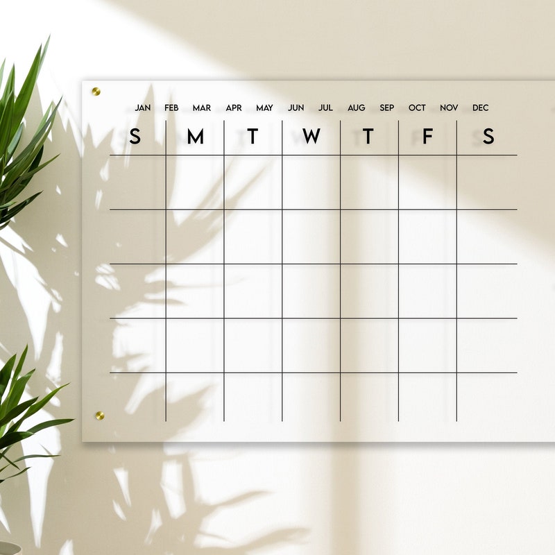 Vinyl Calendar - Etsy