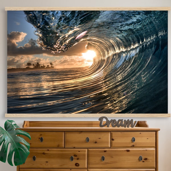 Ocean Wave Mural - Etsy