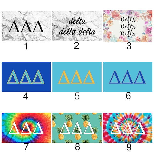 Tri Delta - Etsy