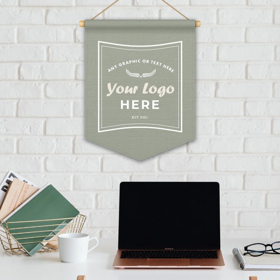 Custom Logo Pennant Banner | Logo Flag for Small Businesses | Custom ...