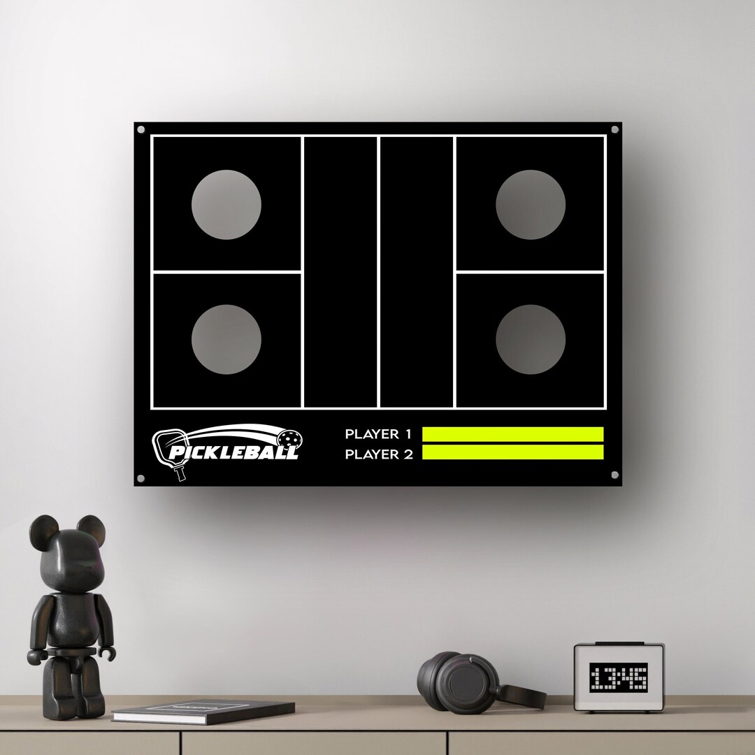 Pro-graphx Pickleball Beanbag Toss Game - Wall Mounted Metal Cornhole ...