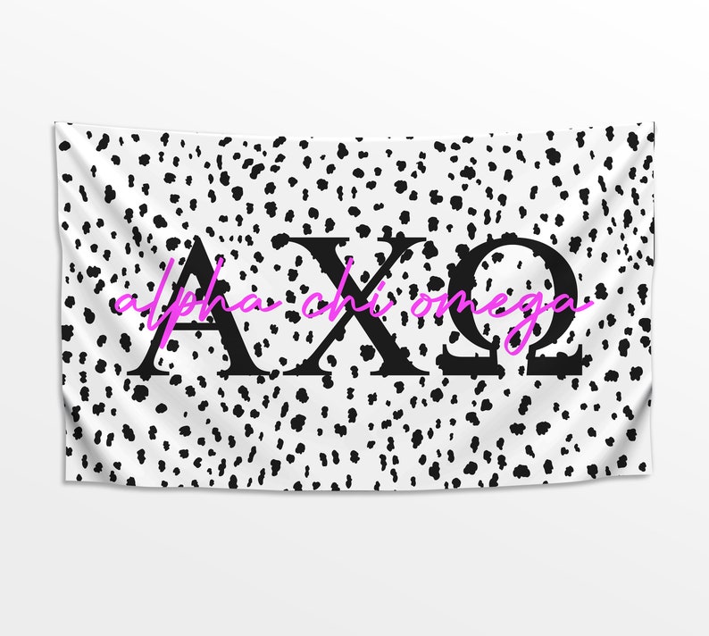 Pro-graphx Pro-graphx PAINTED DOTS Greek Sorority and Fraternity 3' X 5 ...