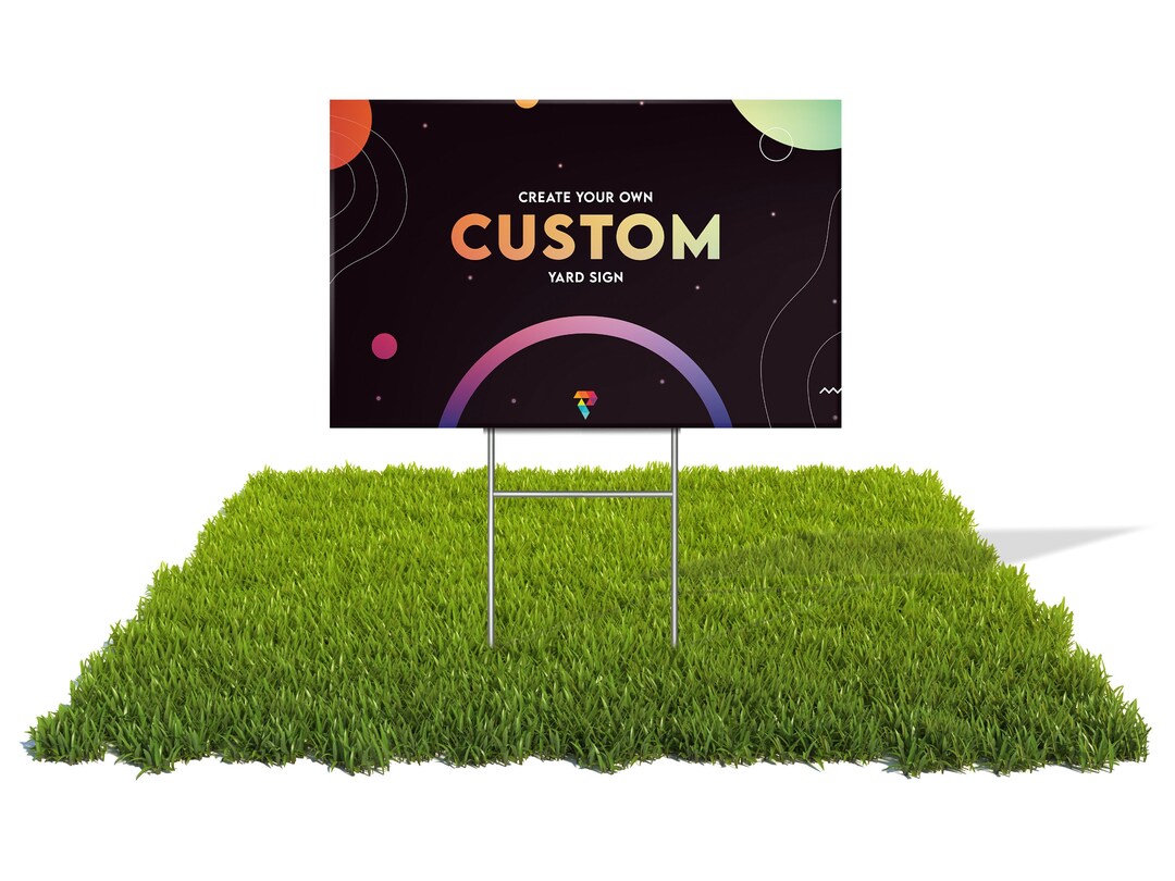 Pro-graphx Custom Yard Sign - Personalized Yard Sign, Custom Design ...