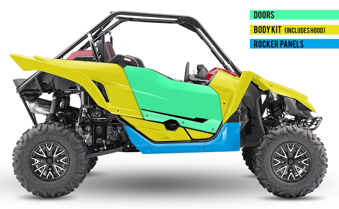 Pro-graphx CUSTOM Side by Side Vinyl Wrap Decal Kit SXS Design - Etsy Australia