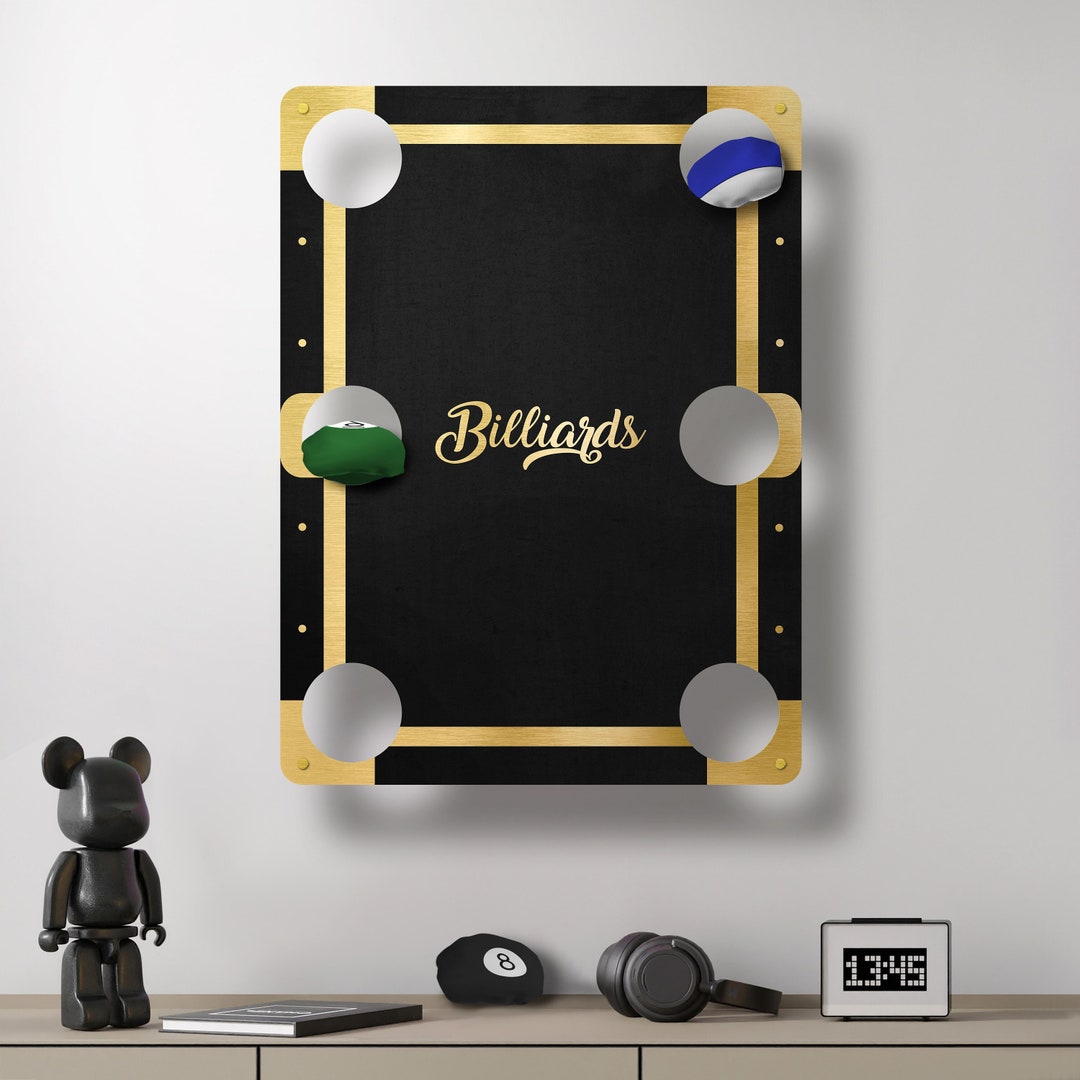 Pro-graphx Pool Toss Game - Wall Mounted Metal Cornhole Board Billiards ...