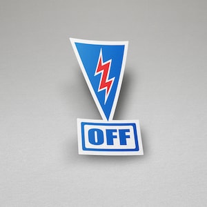 Master Switch Cut off Sticker Decal - SCCA NHRA NASA Standard Racing ...