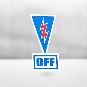 Master Switch Cut off Sticker Decal - SCCA NHRA NASA Standard Racing ...