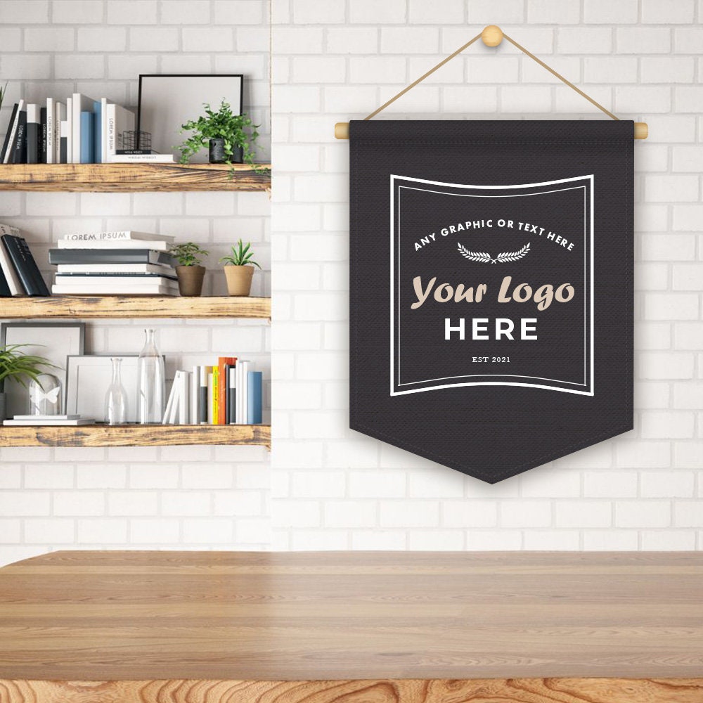Custom Logo Pennant Banner | Logo Flag for Small Businesses | Custom ...