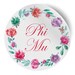 Phi Mu Watercolor Floral 5" X 5" Sticker - Etsy