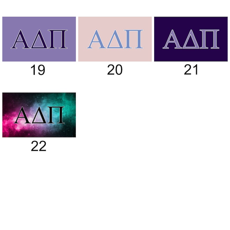 Pro-graphx Alpha Delta Pi Sorority Flag 3' X 5' | Etsy