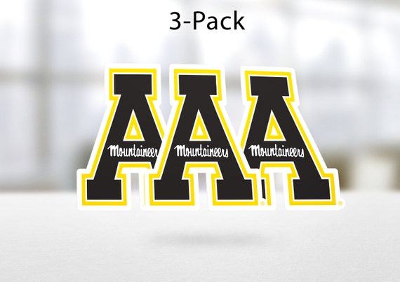 Appalachian State Mountaineers Sticker Decal App State - Etsy