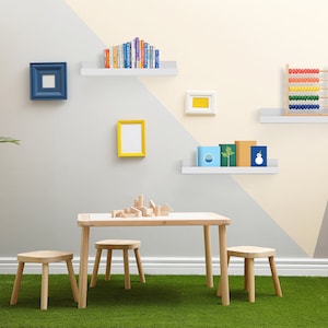 Pro-graphx Color Wooden Kids Shelf, Nursery Bookshelf, Children, Kids ...