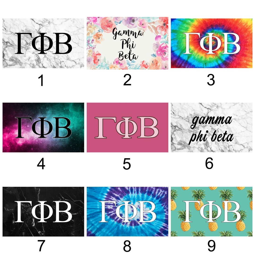 Pro-graphx Gamma Phi Beta Sorority Flag - 3' X 5' - Etsy