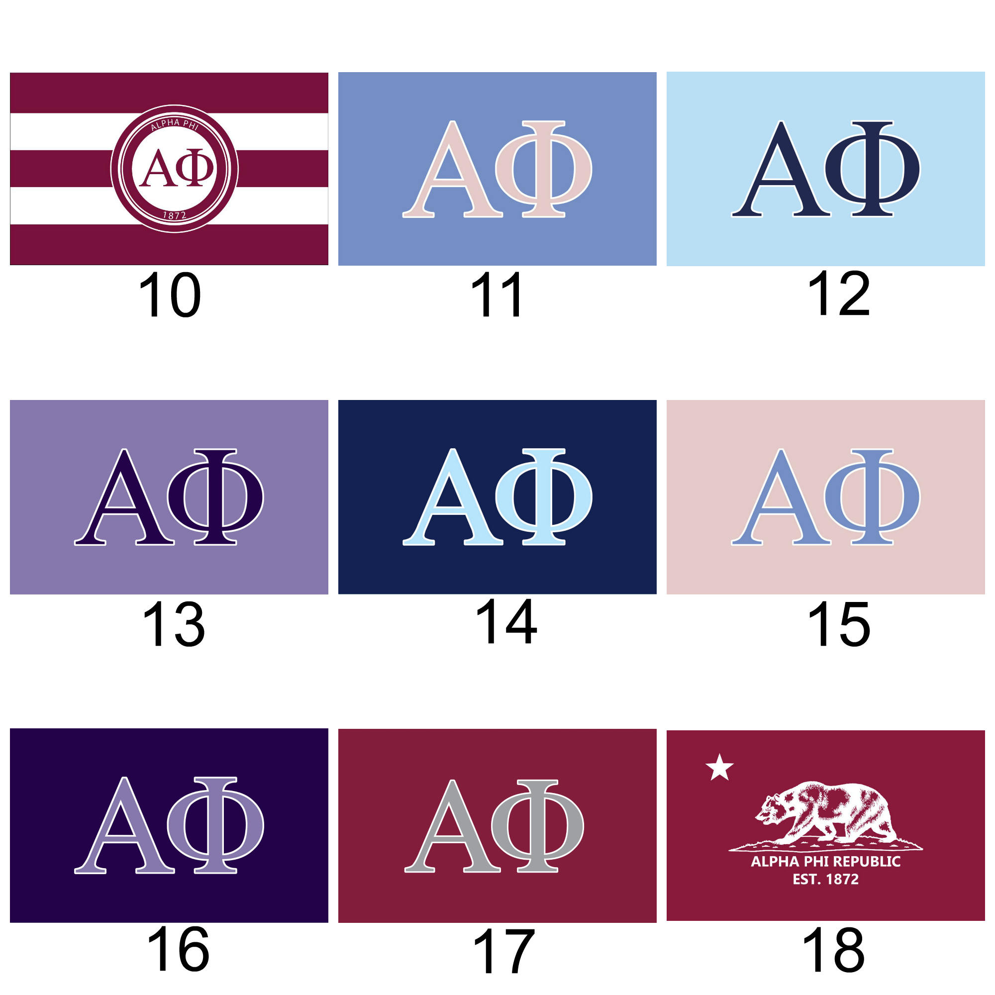 Pro-graphx Alpha Phi Sorority Flag 3' X 5' - Etsy