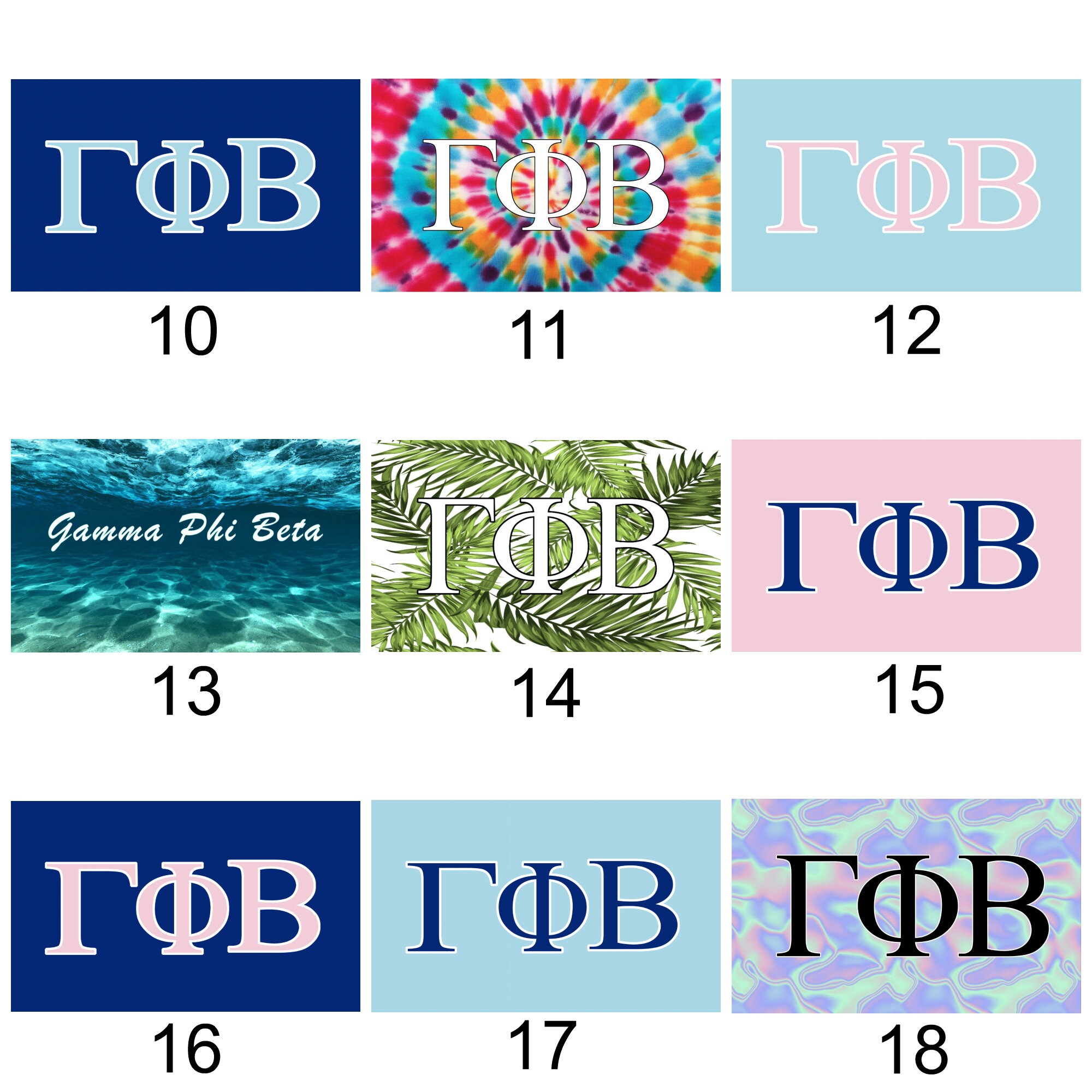 Pro-graphx Gamma Phi Beta Sorority Flag - 3' X 5' - Etsy