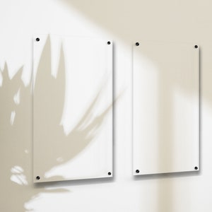 Pro-graphx Blank Acrylic Dry Erase Writing Board Wall Calendar Goals ...