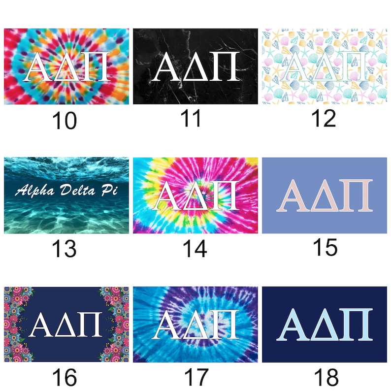 Pro-graphx Alpha Delta Pi Sorority Flag 3' X 5' | Etsy