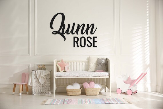 Custom Wood Name Stacked Single Name or Single Letter - Etsy