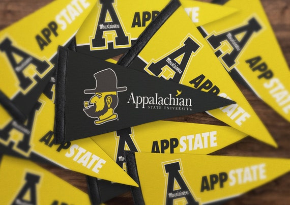 Appalachian State Pennant Flag App State University Apparel - Etsy