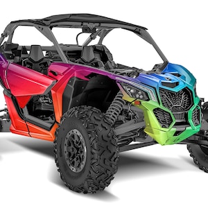 Pro-graphx CUSTOM Side by Side Vinyl Wrap Decal Kit SXS Design ...