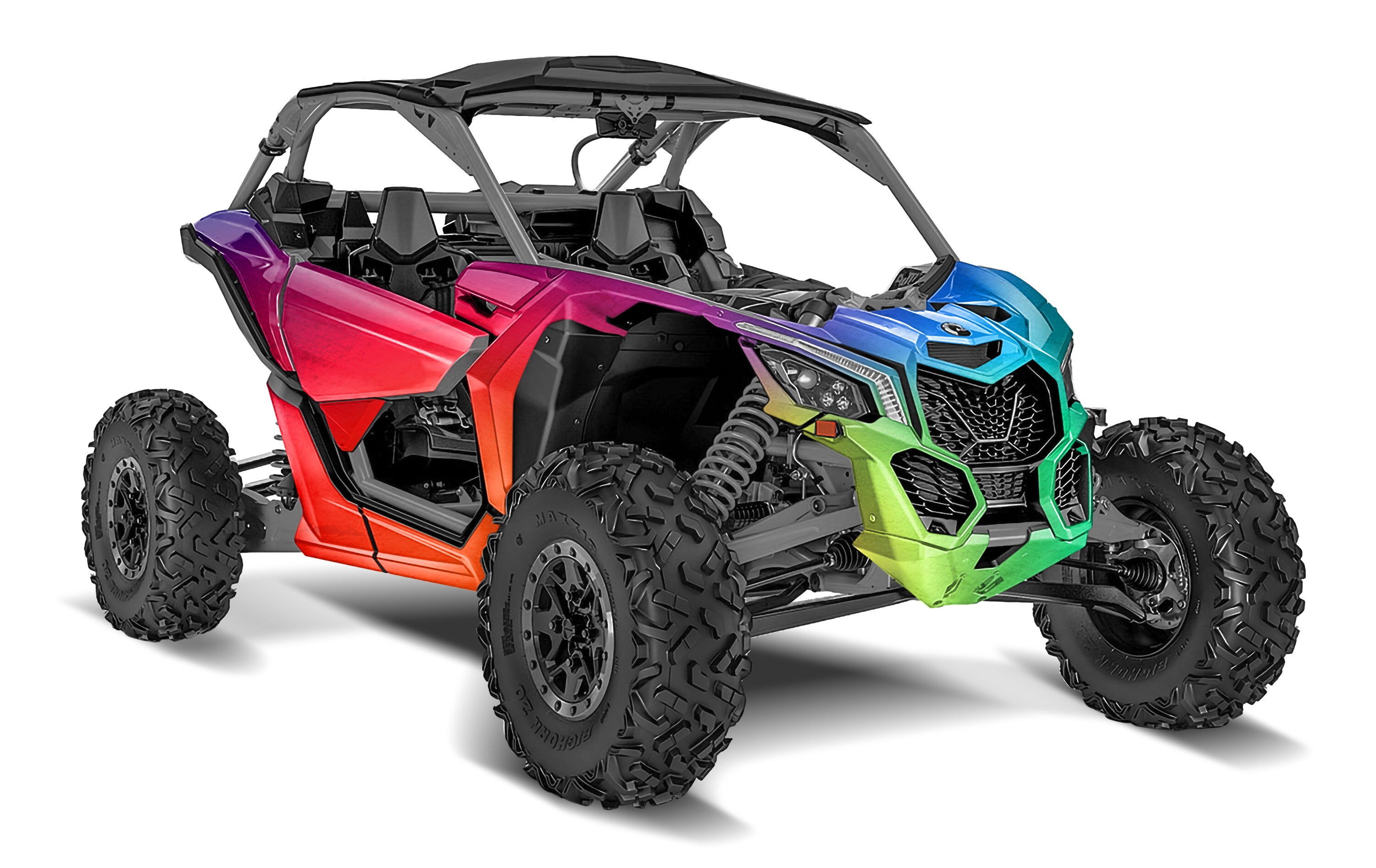 Pro-graphx CUSTOM Side by Side Vinyl Wrap Decal Kit SXS Design ...
