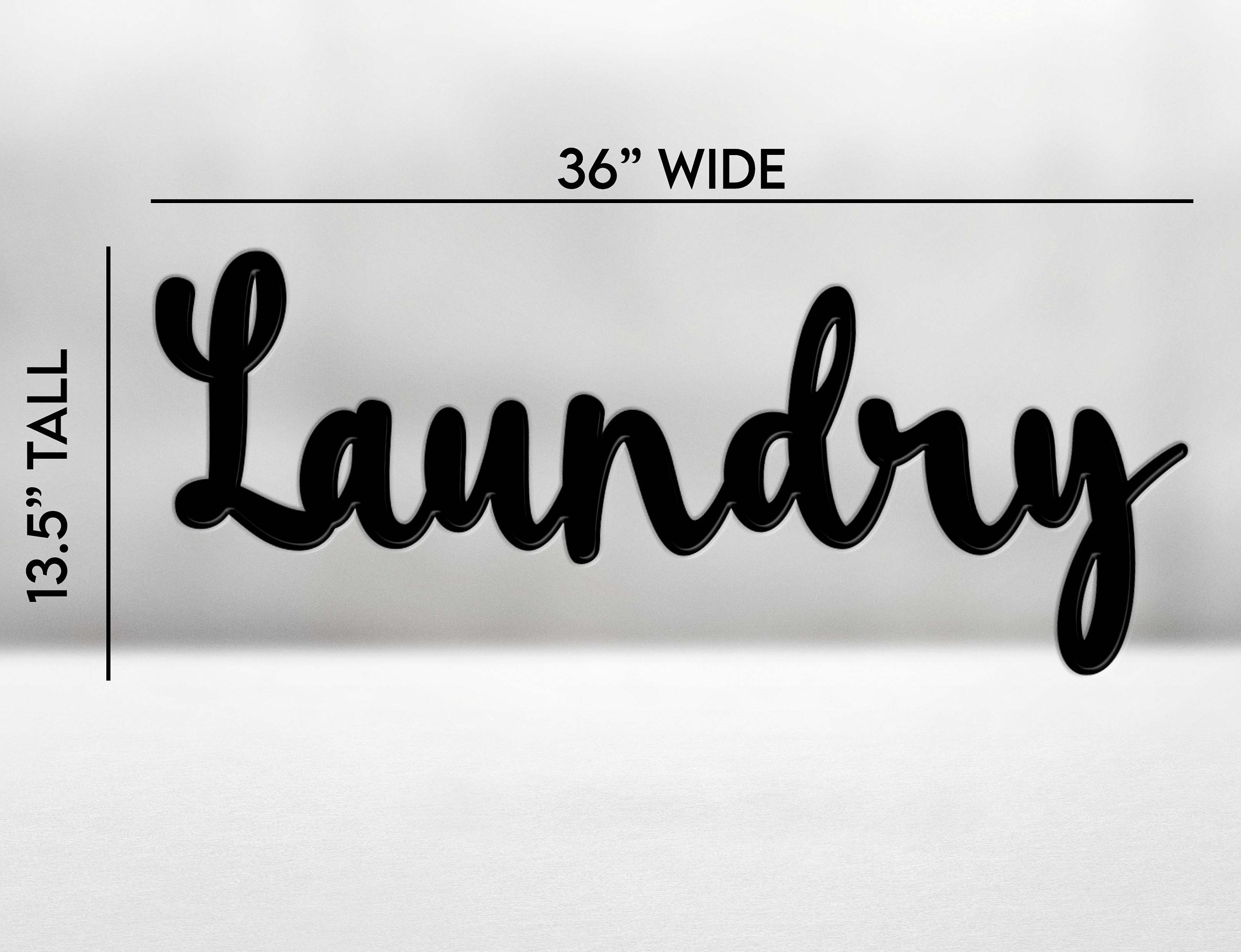 Laundry Sign - Metal Sign - Laundry Room Decor, Farmhouse, Washroom ...