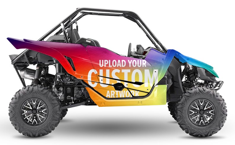 Pro-graphx CUSTOM Side by Side Vinyl Wrap Decal Kit SXS Design ...