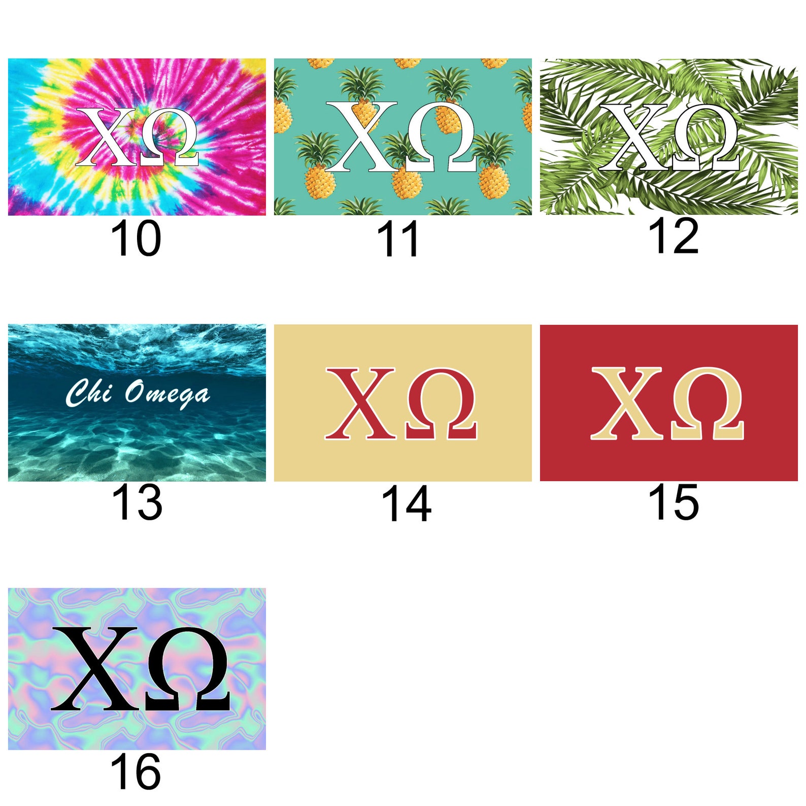 Pro-graphx Chi Omega Sorority Flag - 3' X 5' - Etsy