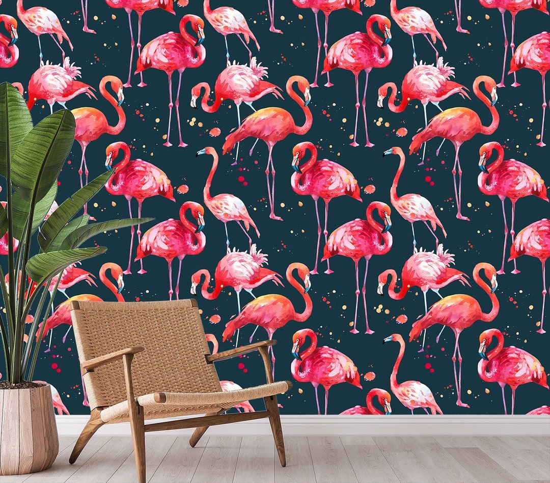 Flamingo Peel And Stick Wallpaper