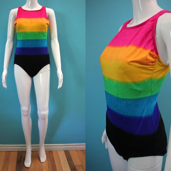 Rainbow Bathing Suit - Etsy